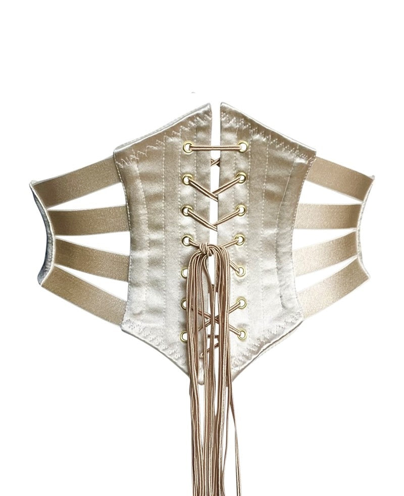 Pearl Waspie Belt - Waist cinching corset belt – Sian Hoffman's The ...